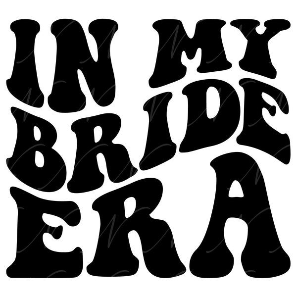 In My Era Wavy Font - Etsy