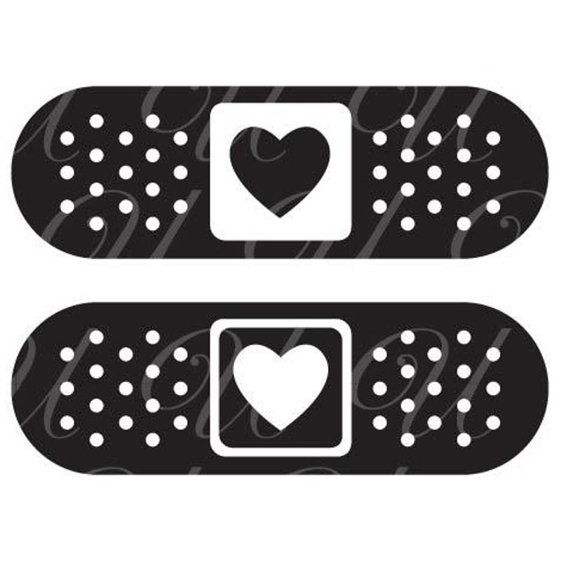 Silhouette of Bandaid - Etsy