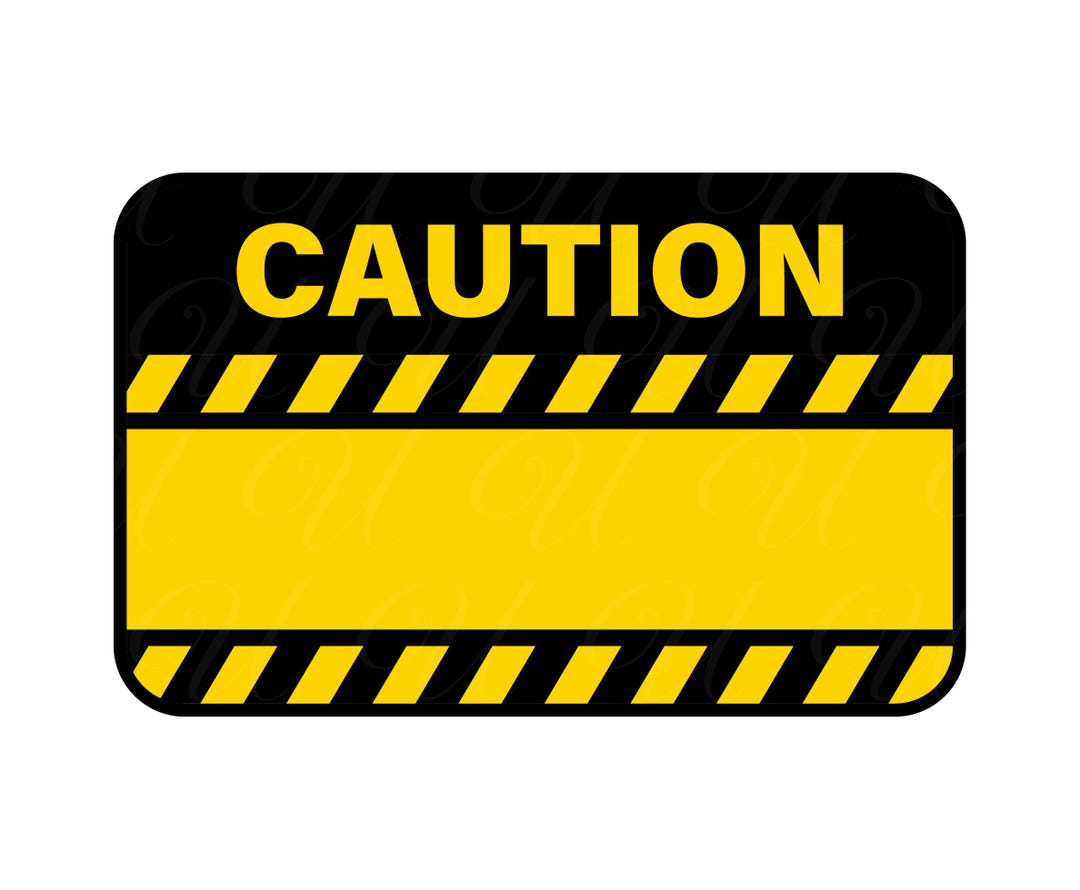 Caution SVG, PNG, PDF, Caution Tape Svg, Blank Caution Png, Caution ...