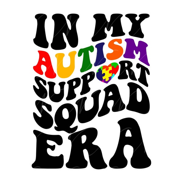Autism Support Squad Svg - Etsy