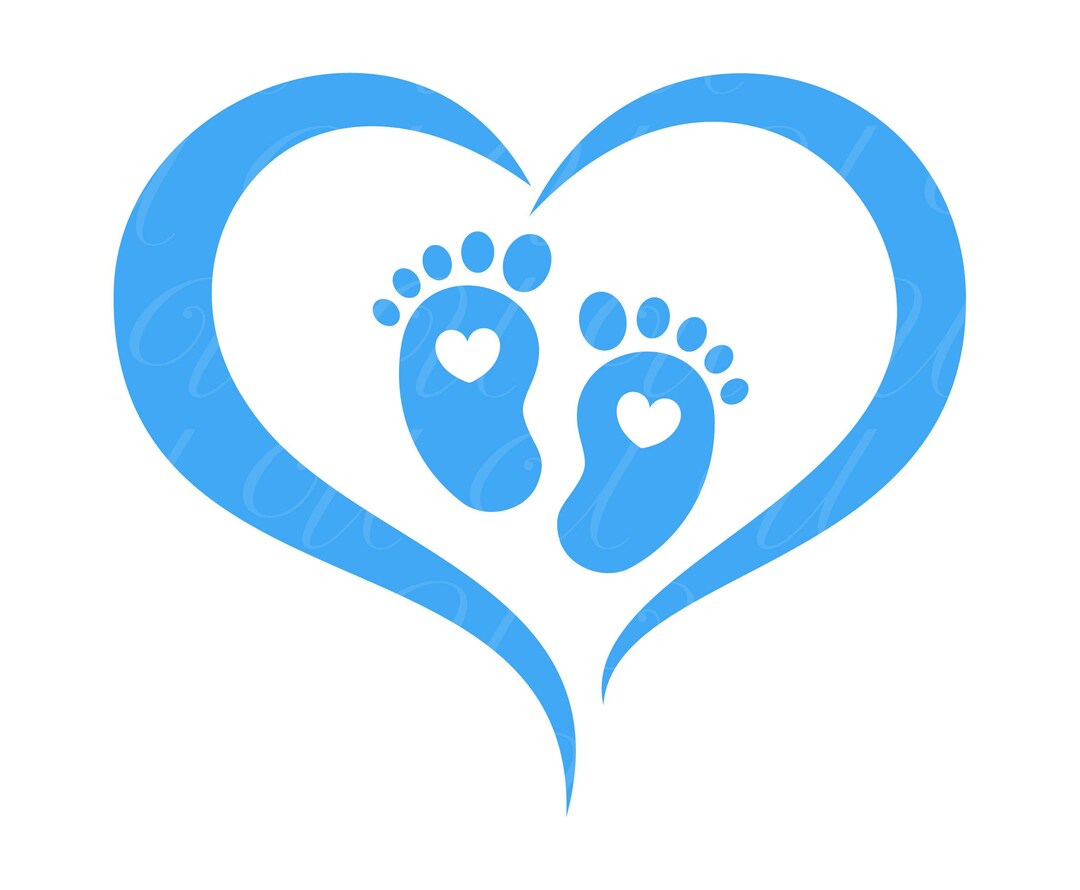 Boy Baby Feet SVG, PNG, PDF, Baby Foot Shirt, Baby Footprint, Baby ...