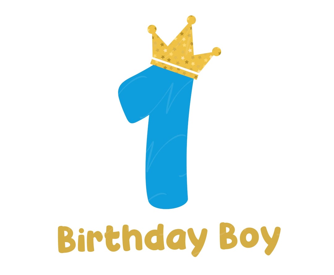 1st Birthday SVG, PNG, PDF, 1st Birthday Shirt Png, Birthday Boy Svg ...