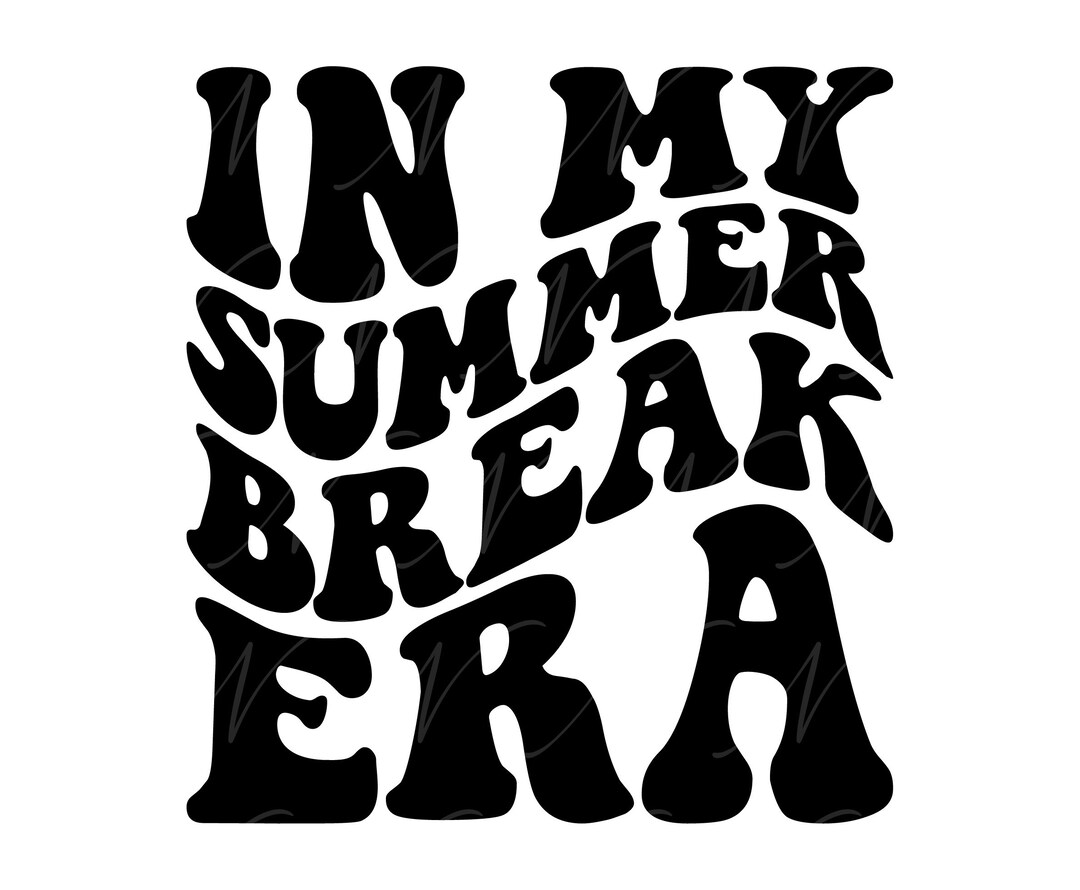 In My Summer Break Era SVG, PNG, PDF, Summer Break Shirt Png, Summer ...