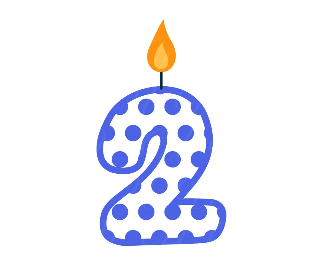 Two Birthday SVG, PNG, PDF, Second Birthday Candle Shirt, Bday Boy Svg ...