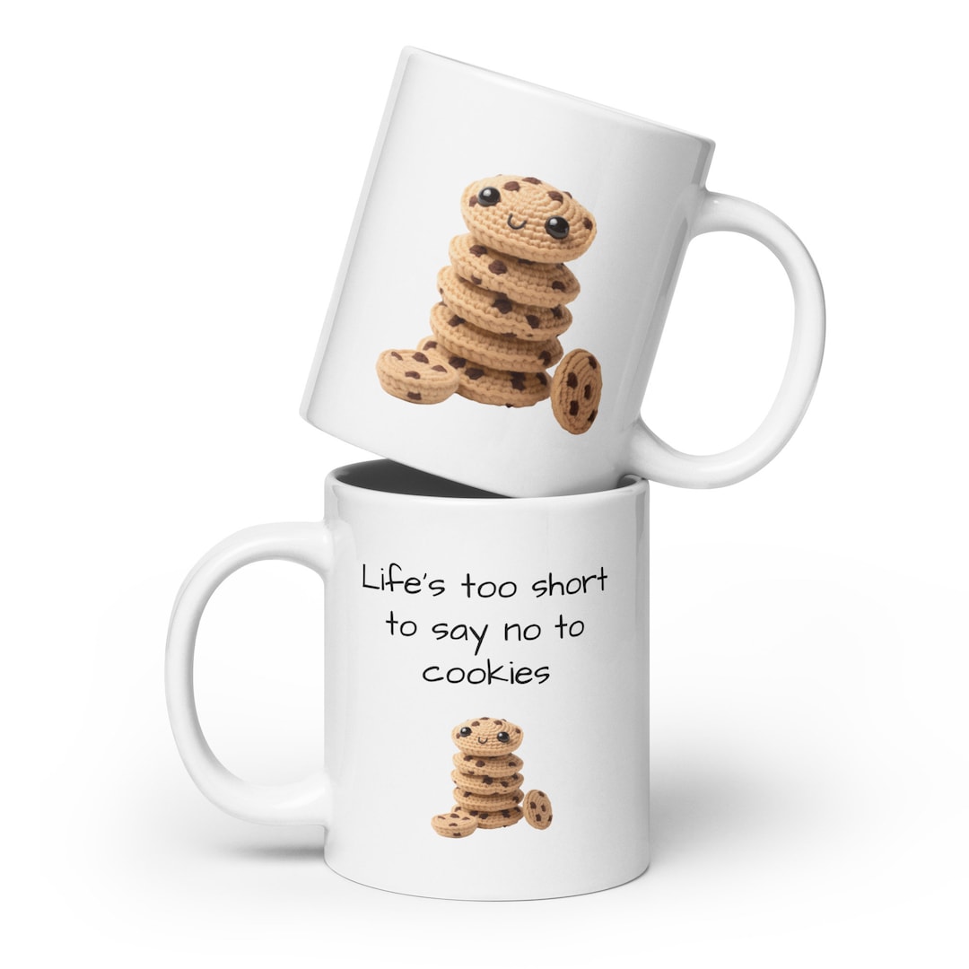 Chocolate Chip Cookie Mug - Cookie Lovers Mug - Fun Cookie Mug - Funny ...