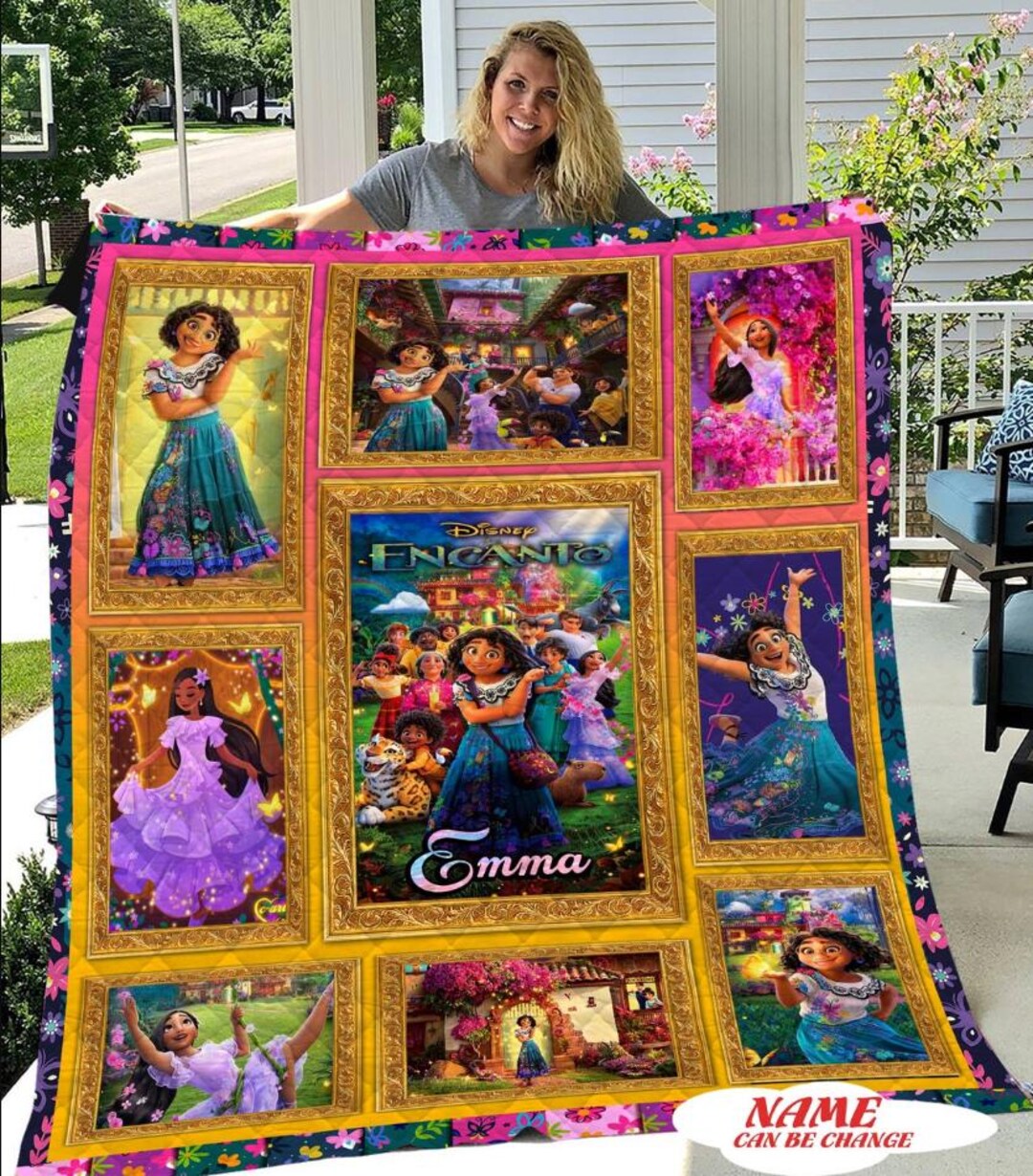 Personalized Encanto Disney Quilt Blanket, Eeyore Fleece Blanket ...