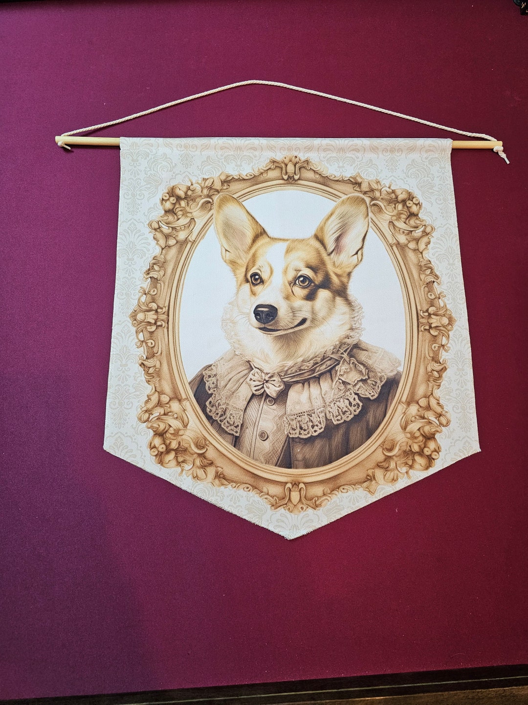Victorian Era Corgi Pennant - Etsy