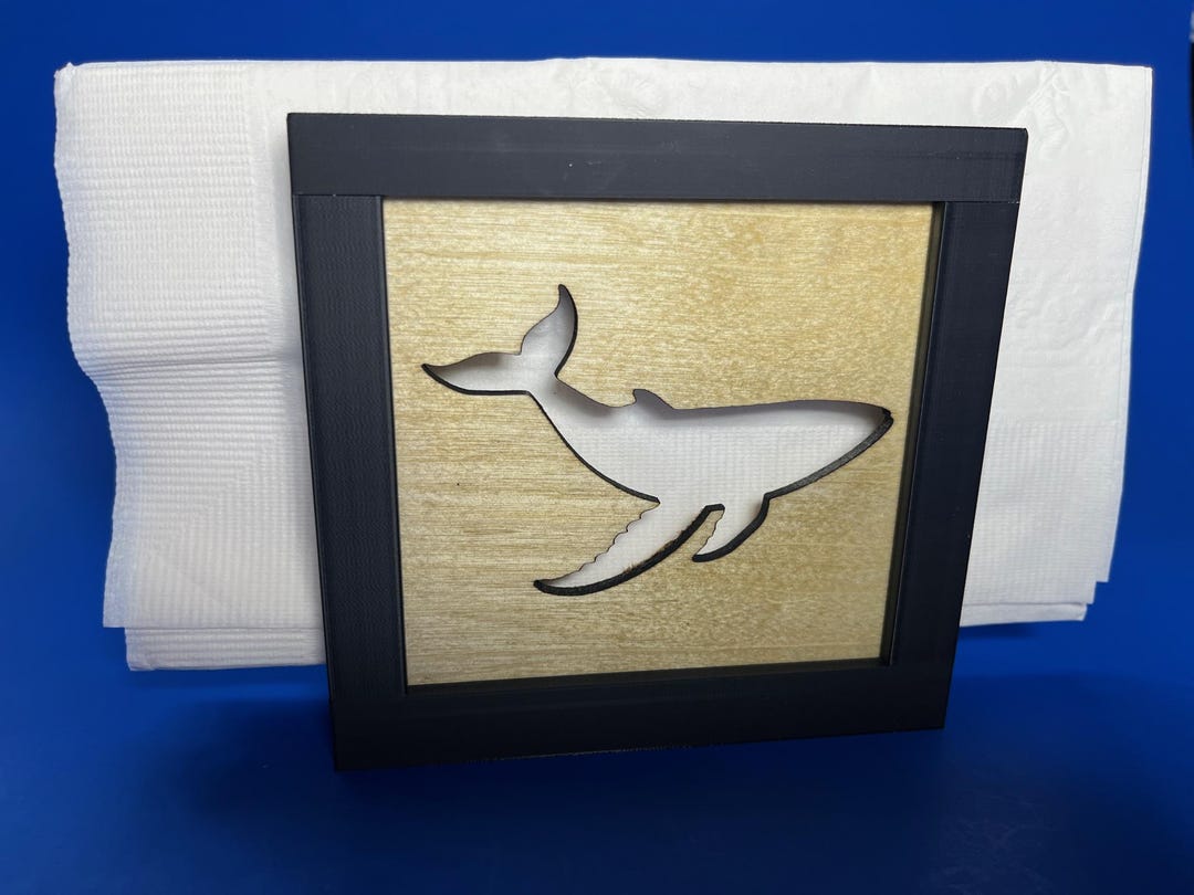 Laser Cut Whale Napkin Holder - Etsy
