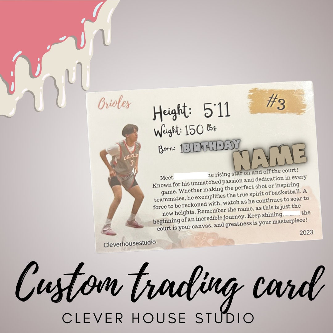 Custom Trading Card - Etsy