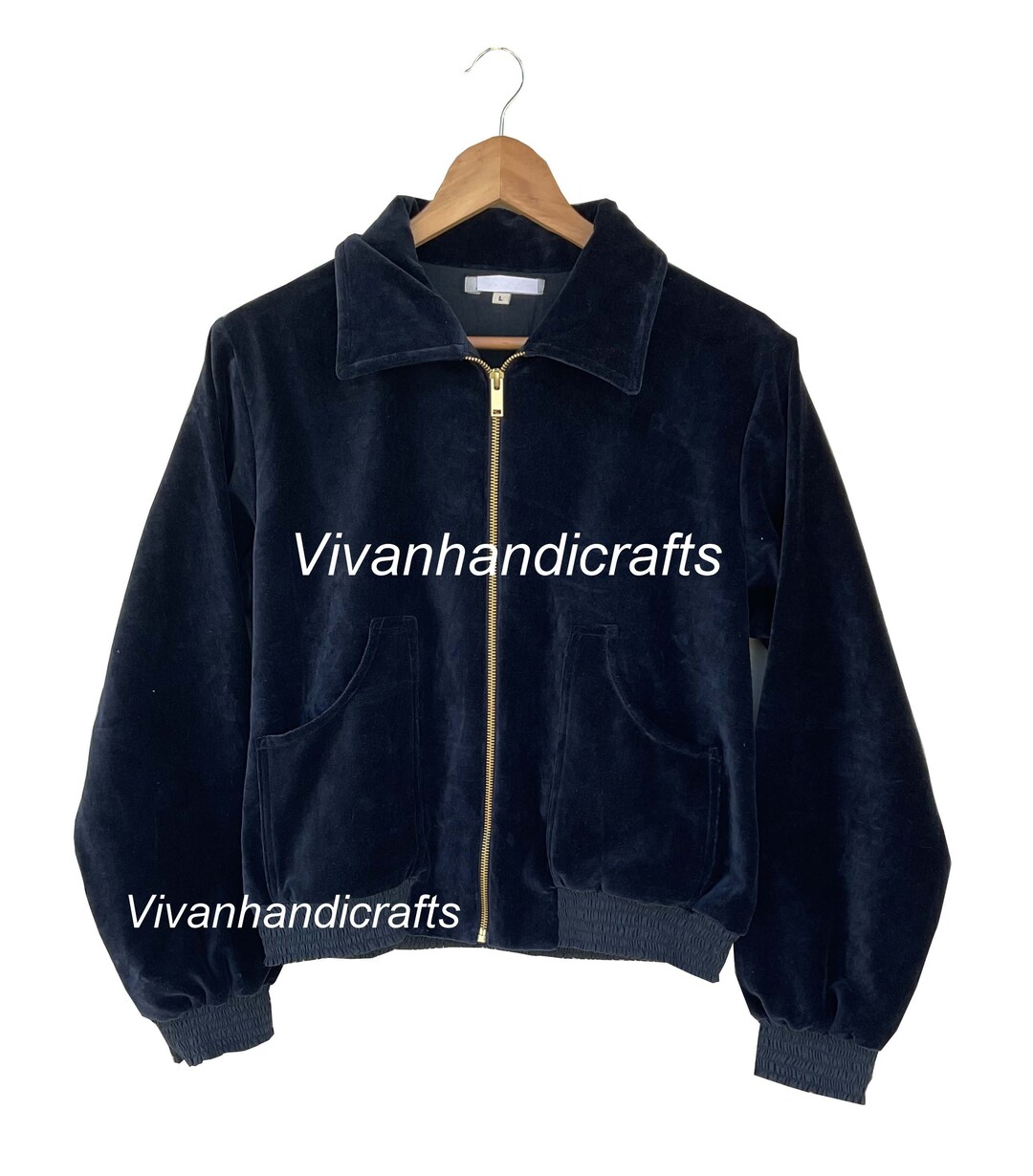 Velvet Women Oversized Bomber Jacket, Velvet Cardigan, Women Velvet ...