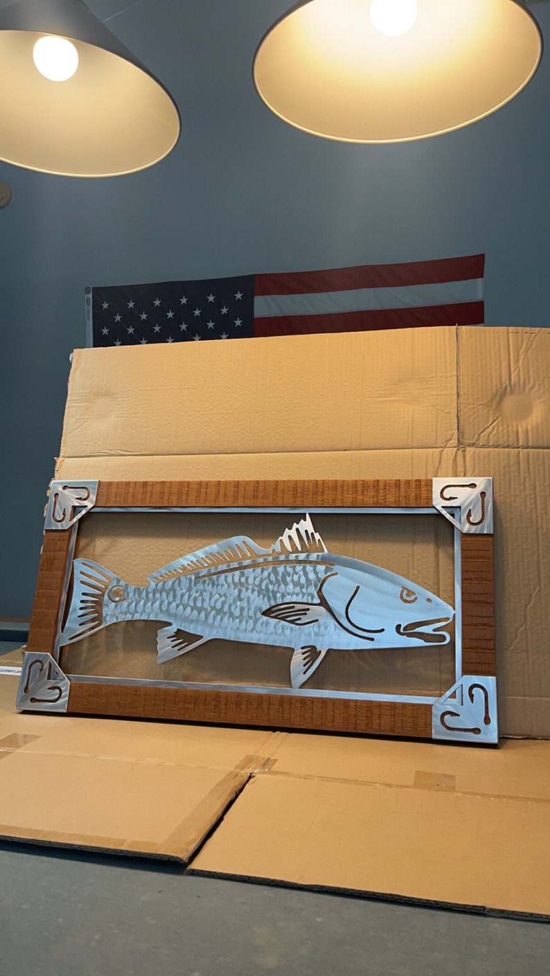 Redfish in Frame - Etsy