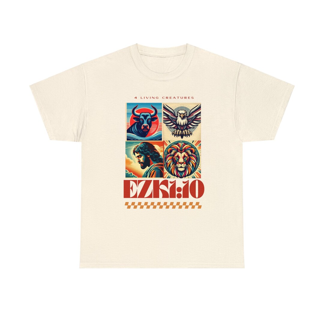 Ezekiel 1:10 Tee Modern Christian Shirt - Etsy