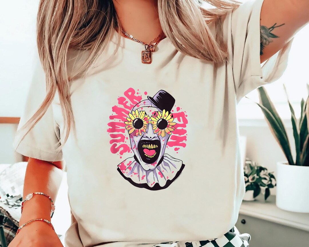 Creepy Summer Clown PNG: Horror Circus Sublimation (digital Download ...