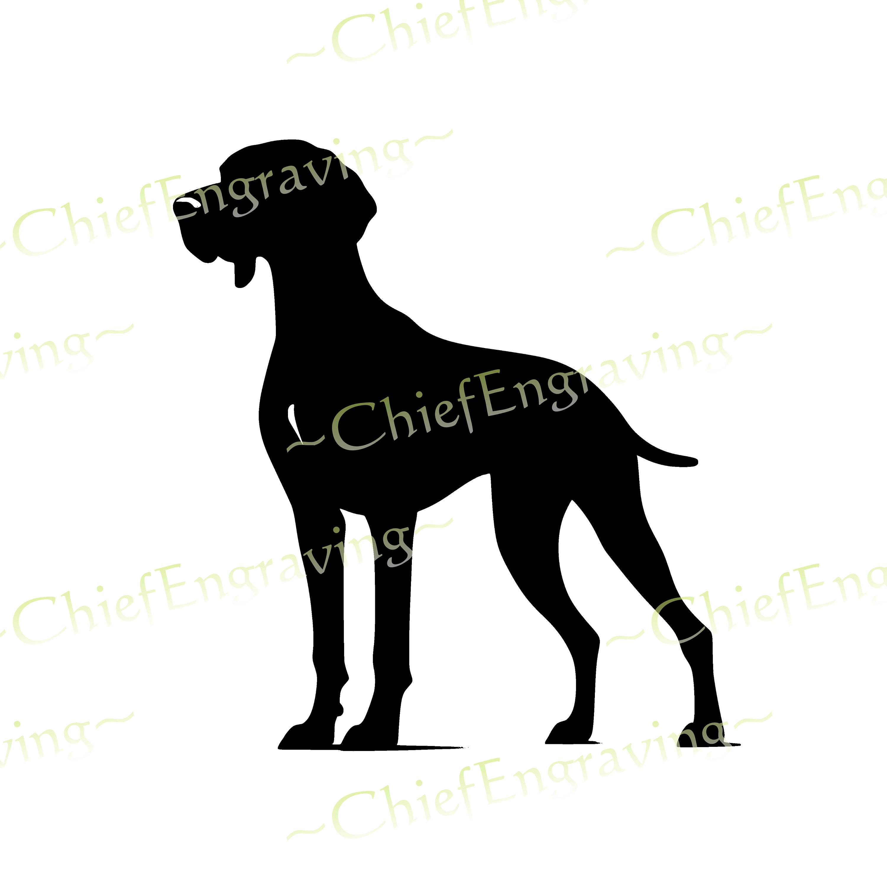 German Shorthair GSP Laser Engraving SVG PNG 4 Unique Pointer Designs ...
