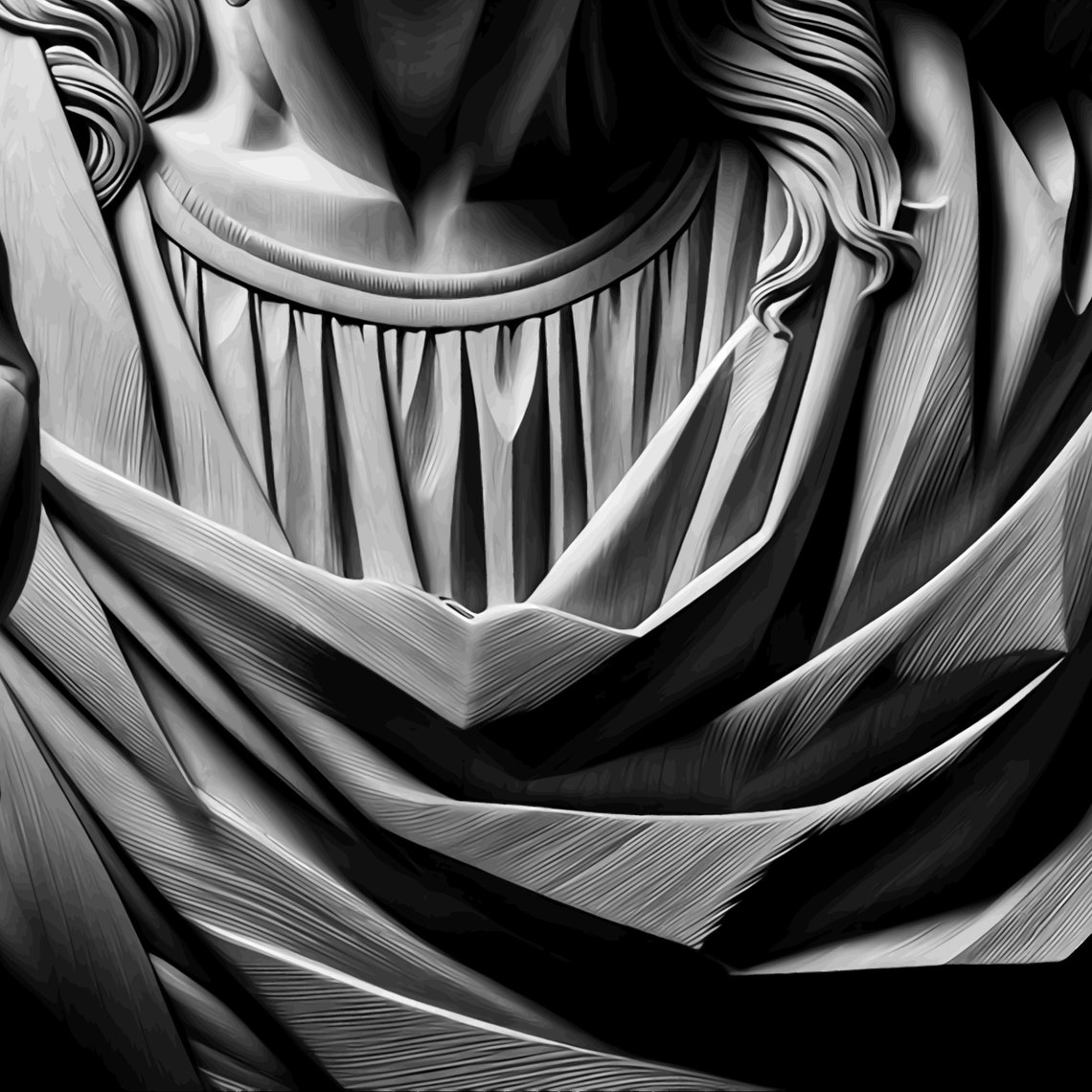 Jesus Laser Engraving 3D Illusion PNG Laser Ready File for Digital ...