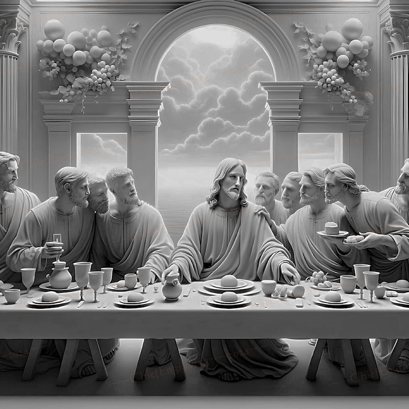 Last Supper Svg - Etsy