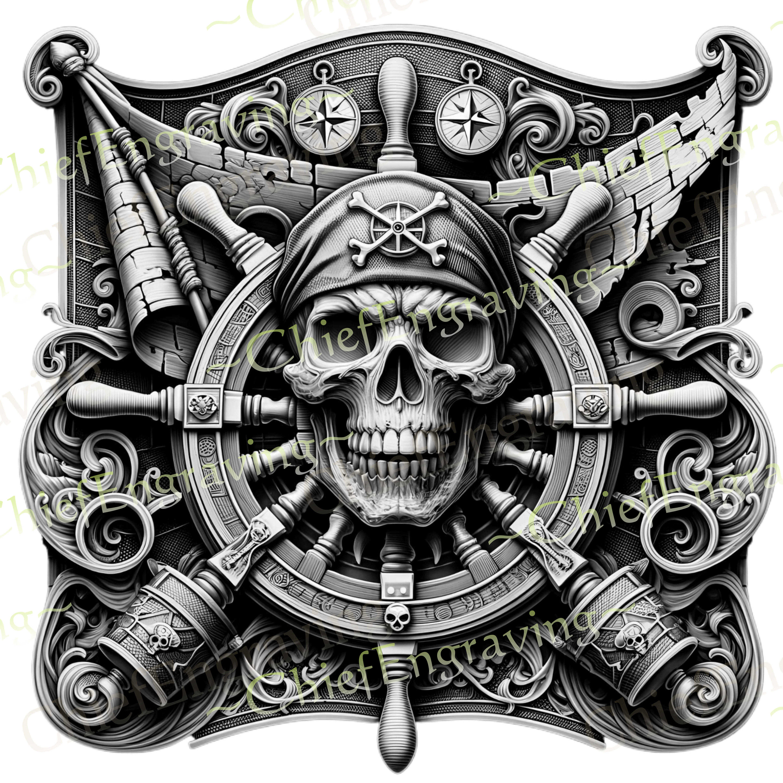 For Laser Engraving 3D Illusion PNG for Laser Ready Burn Lightburn File ...