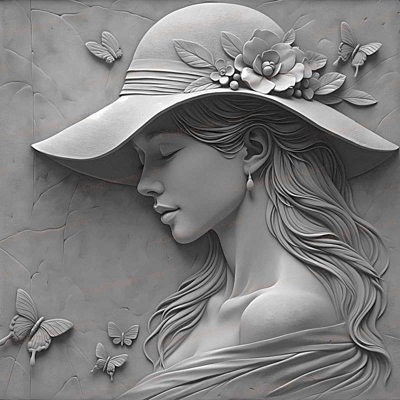 Bas Relief Butterfly - Etsy