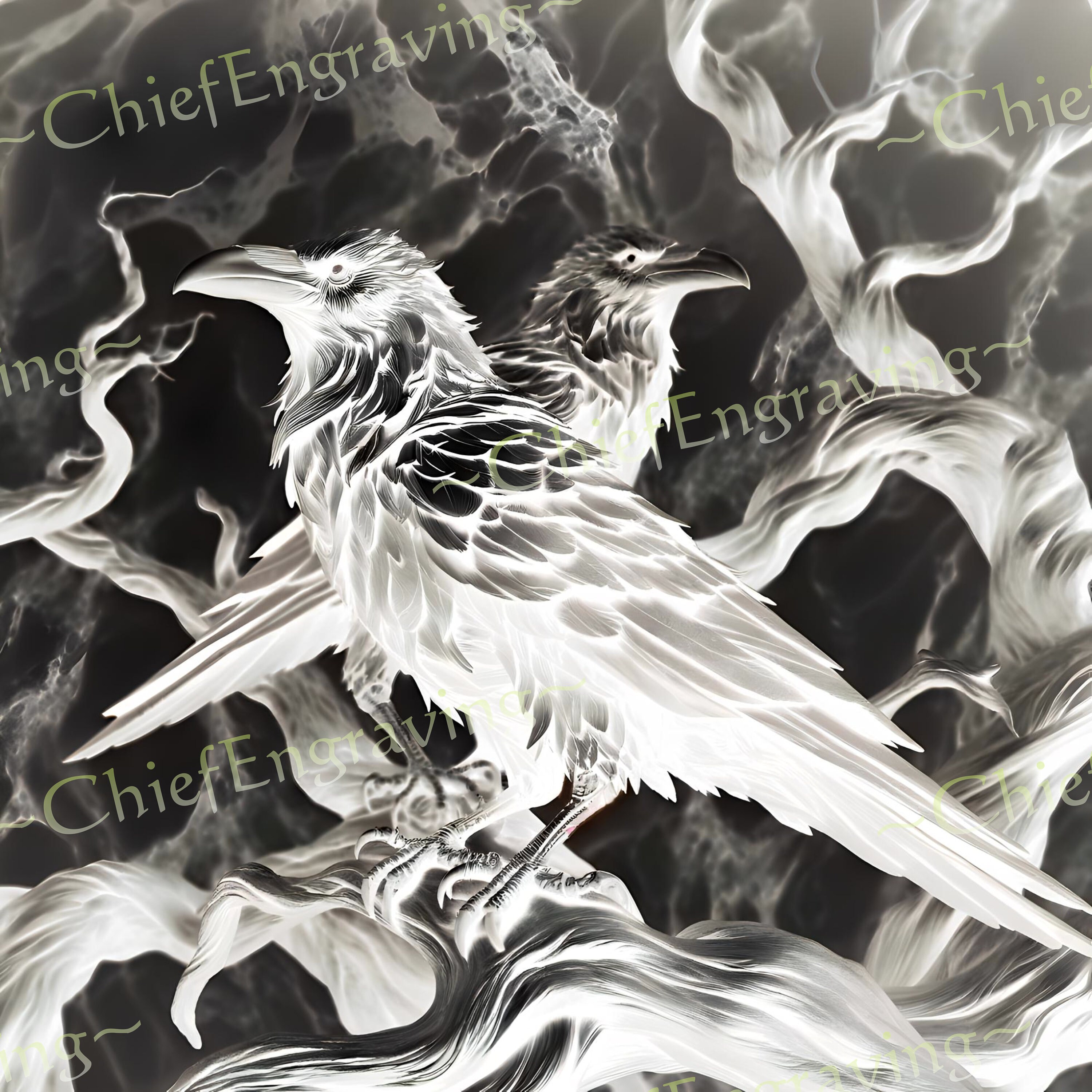 Laser Burn PNG 3D Illusion Laser Ready Engraving File Digital Download ...