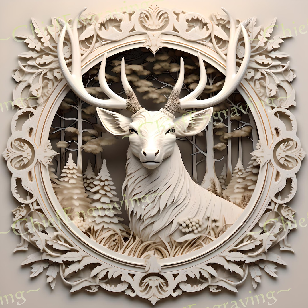 Laser Burn PNG 3D Illusion Laser Ready Engraving File Digital Download ...