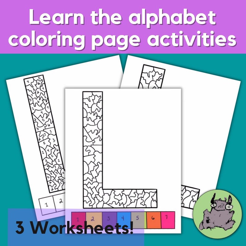 Alphabet Coloring Pages A-Z | Letter Recognition Worksheets | Preschool ...
