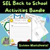SEL End of Year Counseling Worksheets Bundle for Reflection, Transition ...