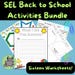 SEL End of Year Counseling Worksheets Bundle for Reflection, Transition ...