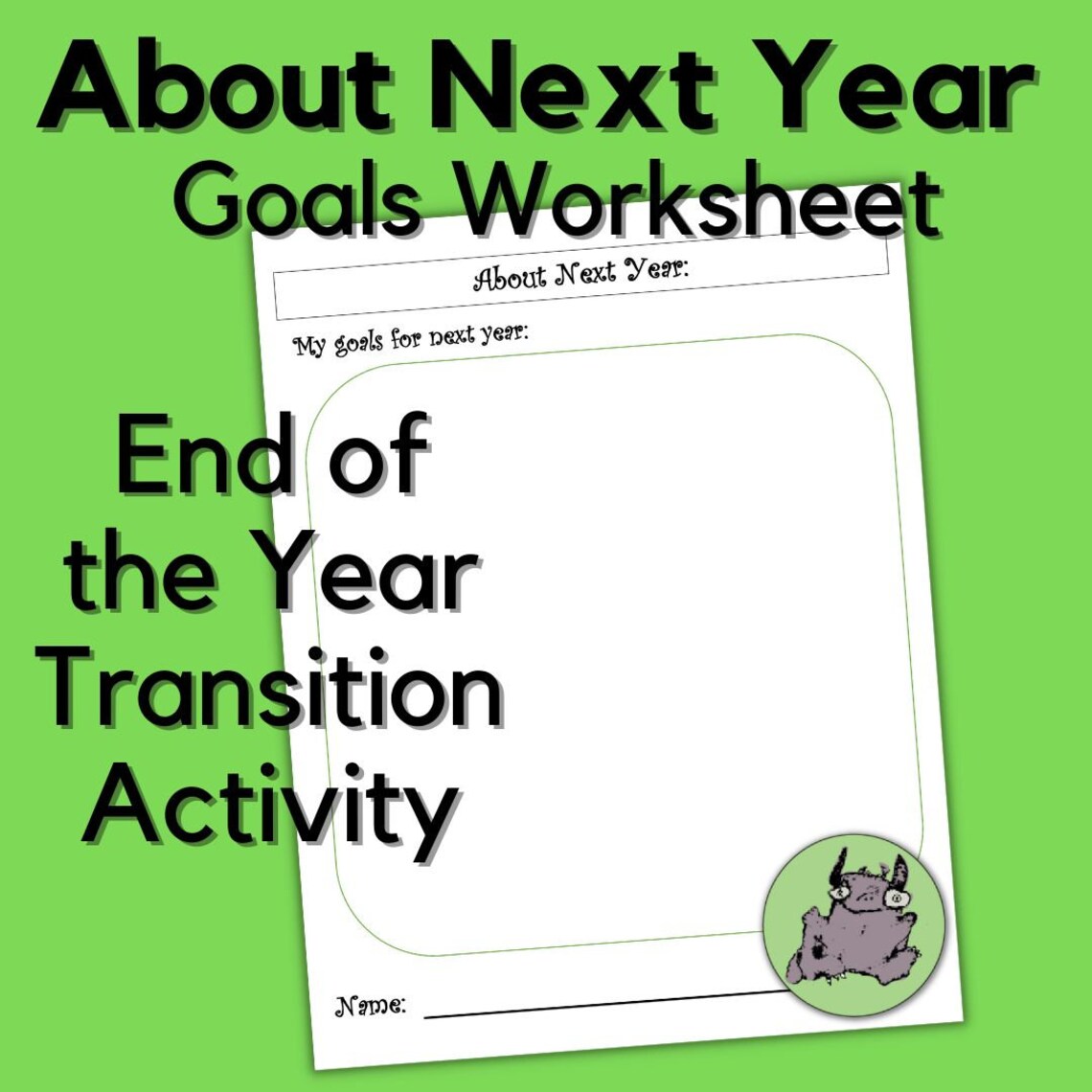 SEL End of Year Counseling Worksheets Bundle for Reflection, Transition ...