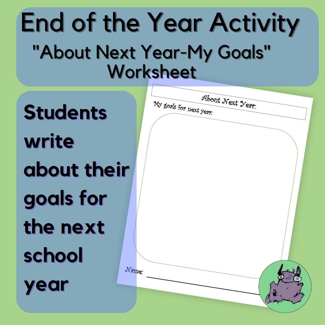 SEL End of Year Counseling Worksheets Bundle for Reflection, Transition ...