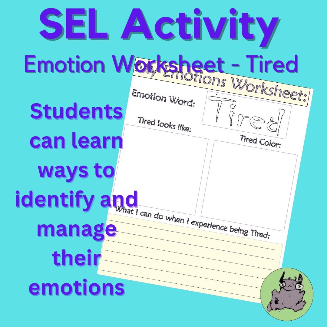 Social Emotional Learning (SEL), Counseling Worksheets-emotion, Feeling ...