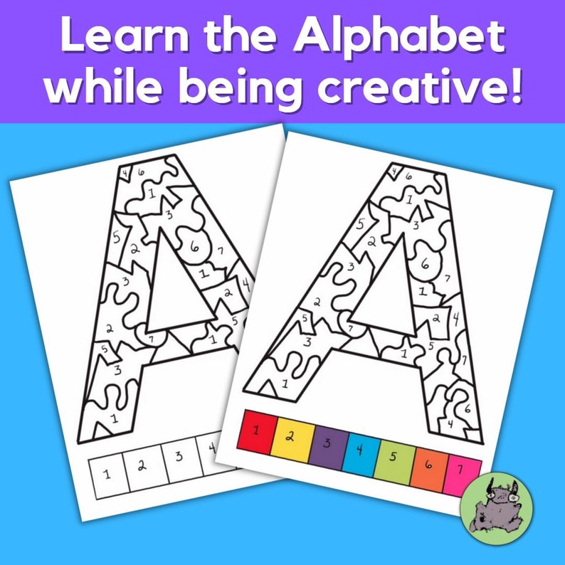 Alphabet Coloring Pages A-Z | Letter Recognition Worksheets | Preschool ...