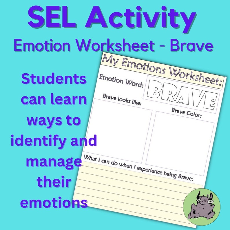 Social Emotional Learning SEL, Counseling Worksheets-emotion, Feeling ...