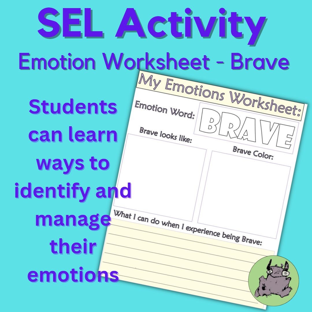 Social Emotional Learning (SEL), Counseling Worksheets-emotion, Feeling ...