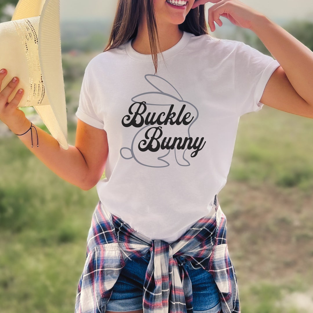 Buckle Bunny Shirt Rodeo Tee Howdy Shirt Western Graphic Tee Girls Who ...
