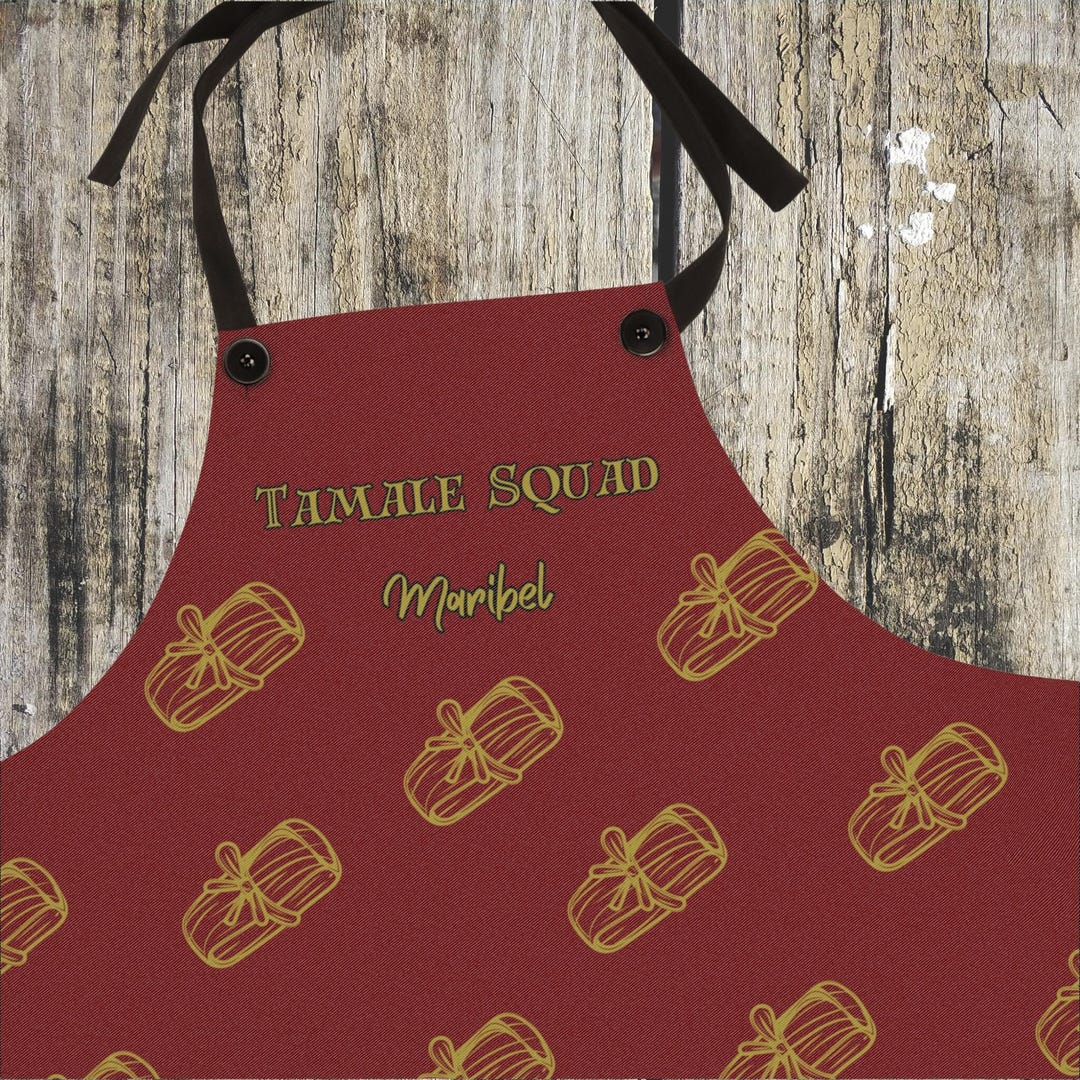 Tamale Squad Custom Apron, Mexican Apron, Mexican Christmas Gift ...