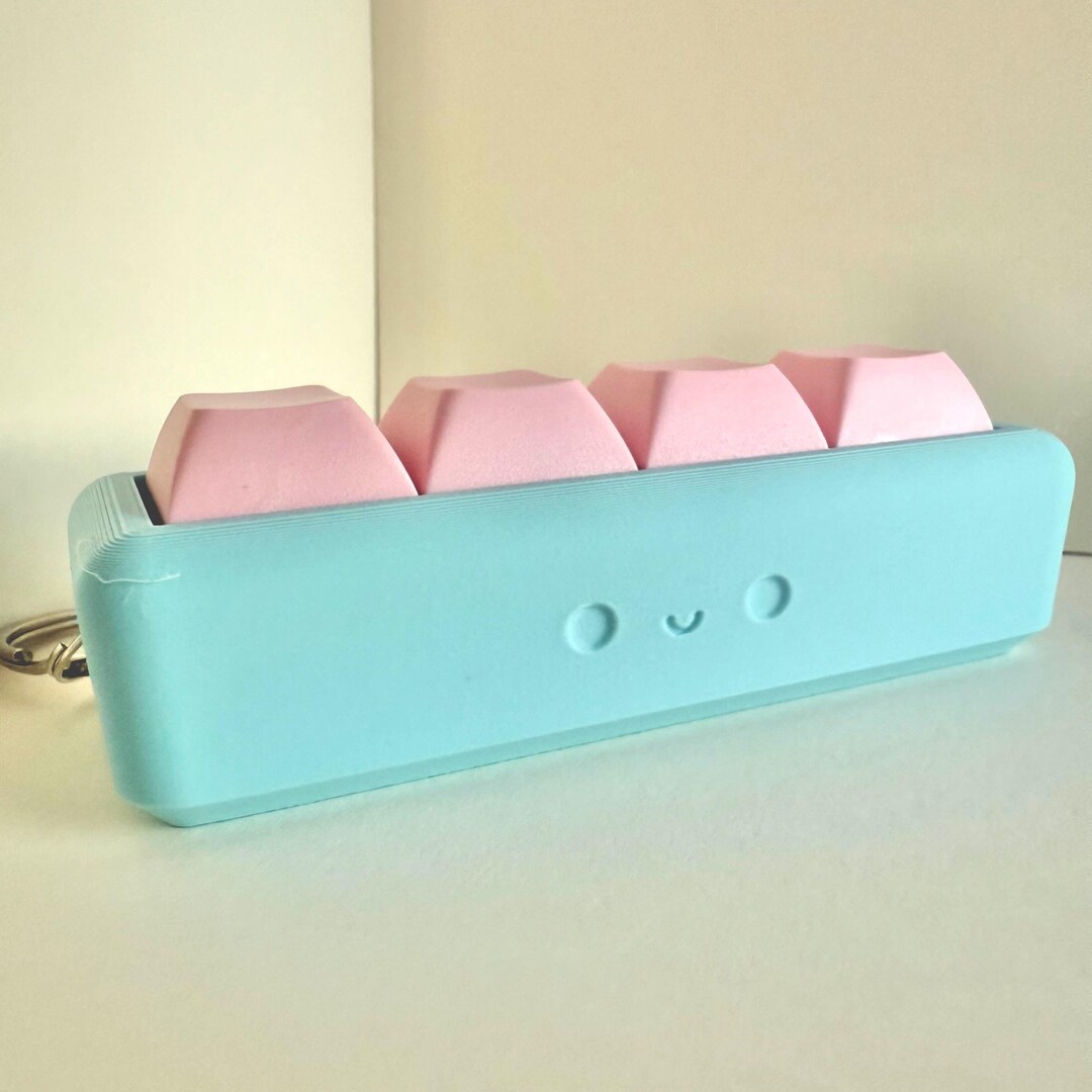 Customizable Four Key 3D Printed Mechanical Keyboard Fidget Toy ...