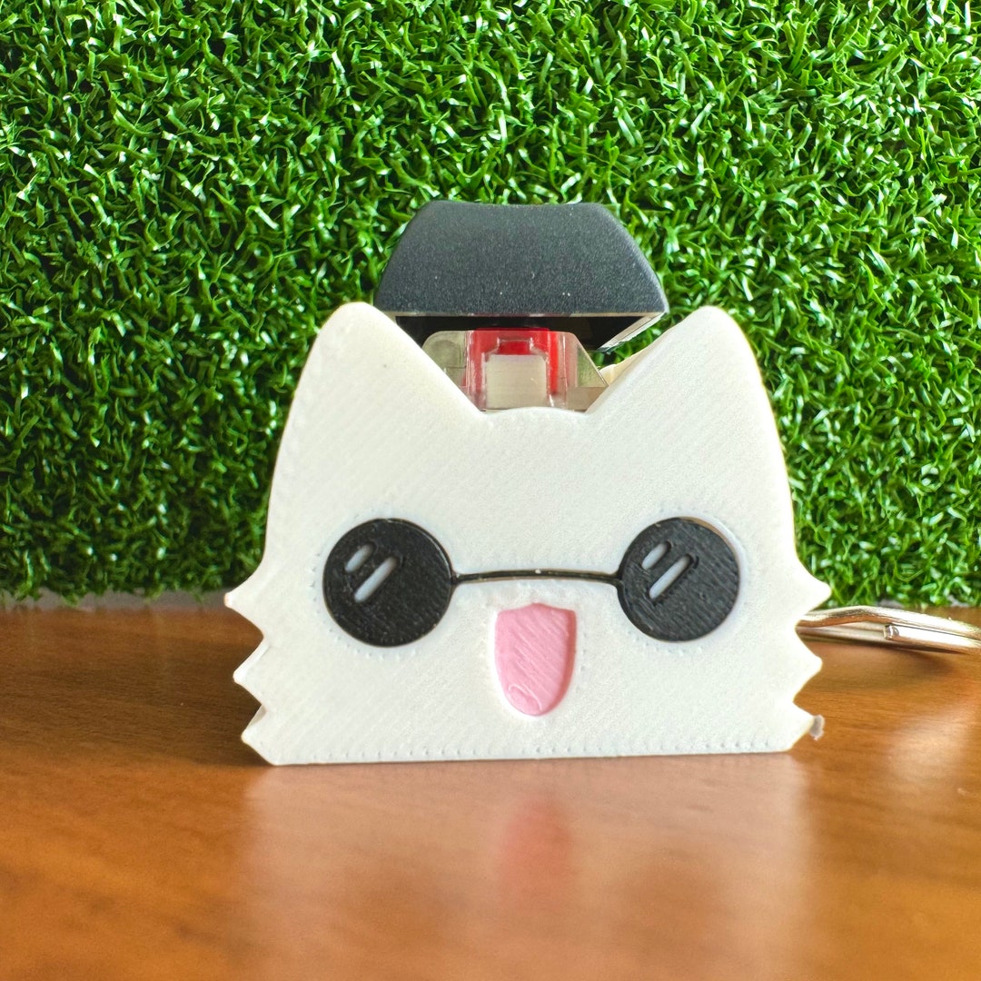 Customizable Anime 3D Printed Mechanical Keyboard Fidget Keychain - Etsy