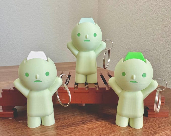 Customizable Cute Character 3D Printed Mechanical Keyboard Fidget ...