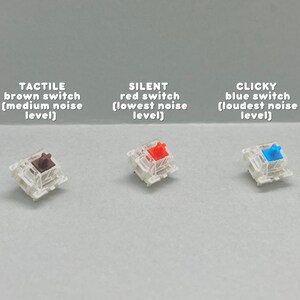 Customizable Triple 3D Printed Mechanical Keyboard Fidget Toy Keychain ...