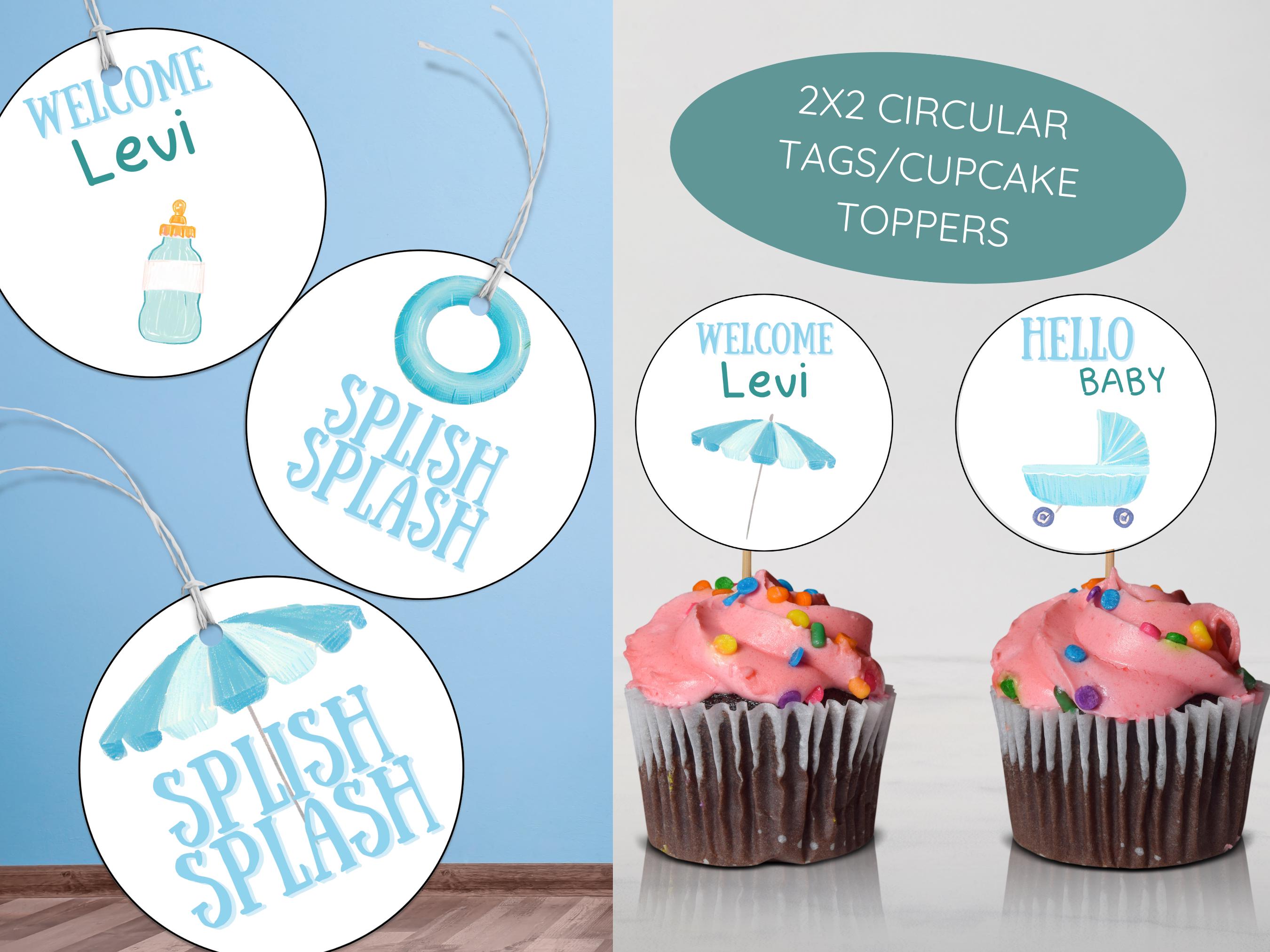FULL Splish Splash Baby Shower Bundle - Editable Pool Party Invite ...