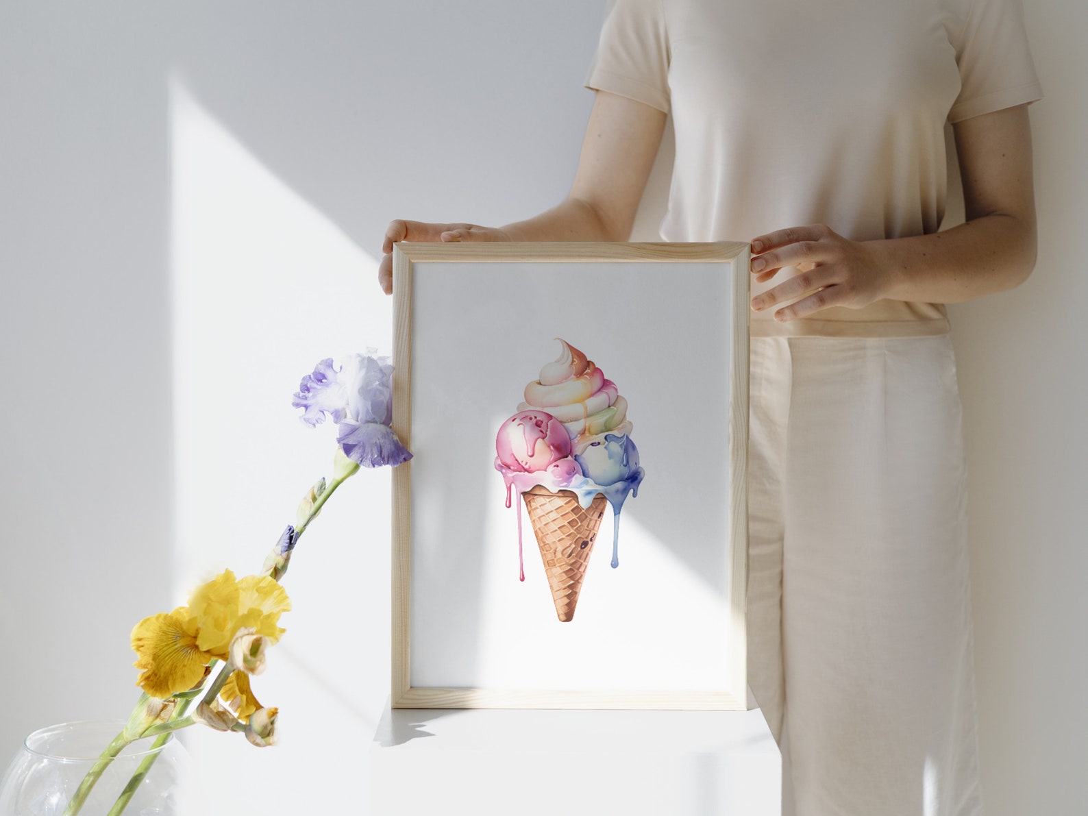 Sweet Treats Clipart, Desserts Clipart, Cupcakes Ice Cream Donuts, PNG ...