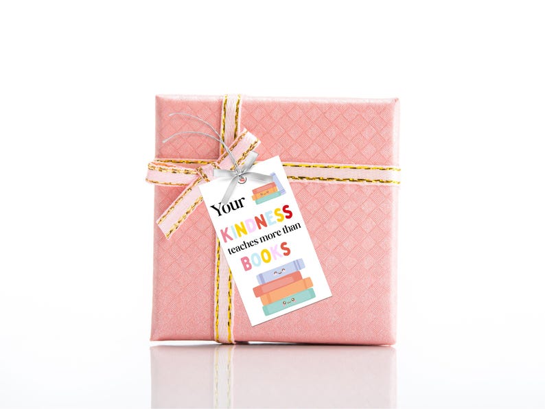 Teacher Appreciation Gift Tags: Printable Thank You Bundle (digital ...