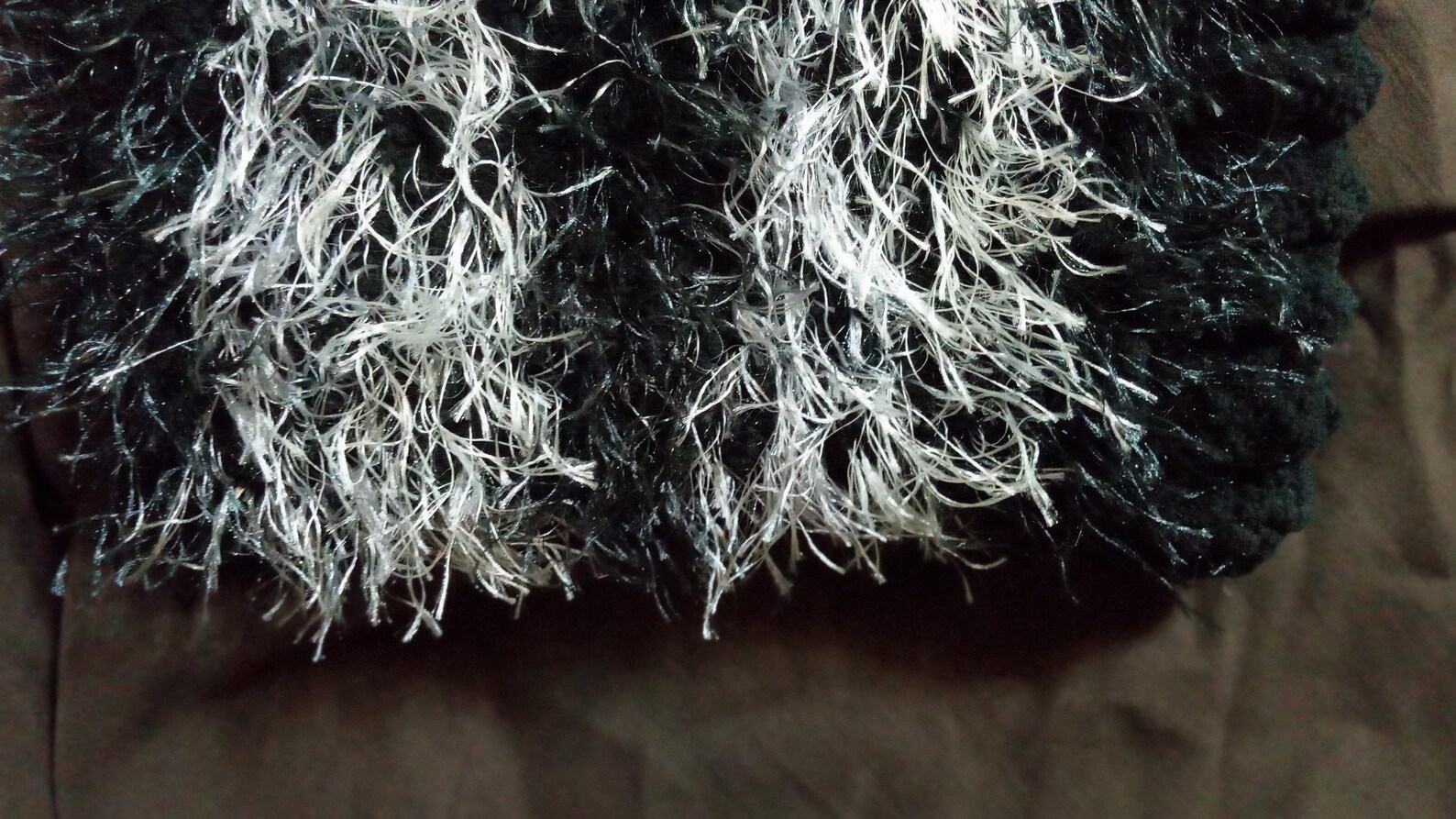 Fuzzy Cat Hat Black and Gray - Etsy