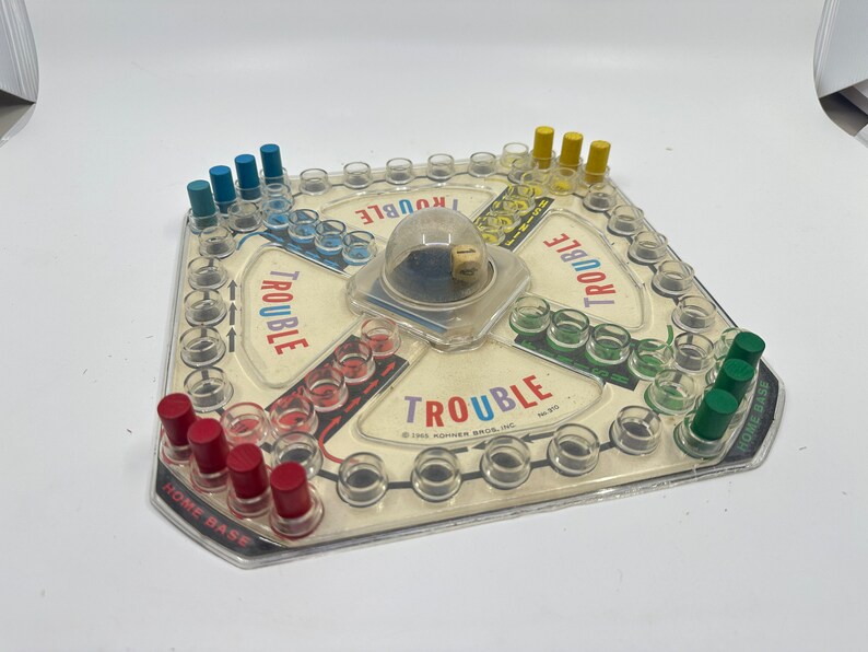 Trouble Kids Game From Parker Bros 1965 Version - Etsy