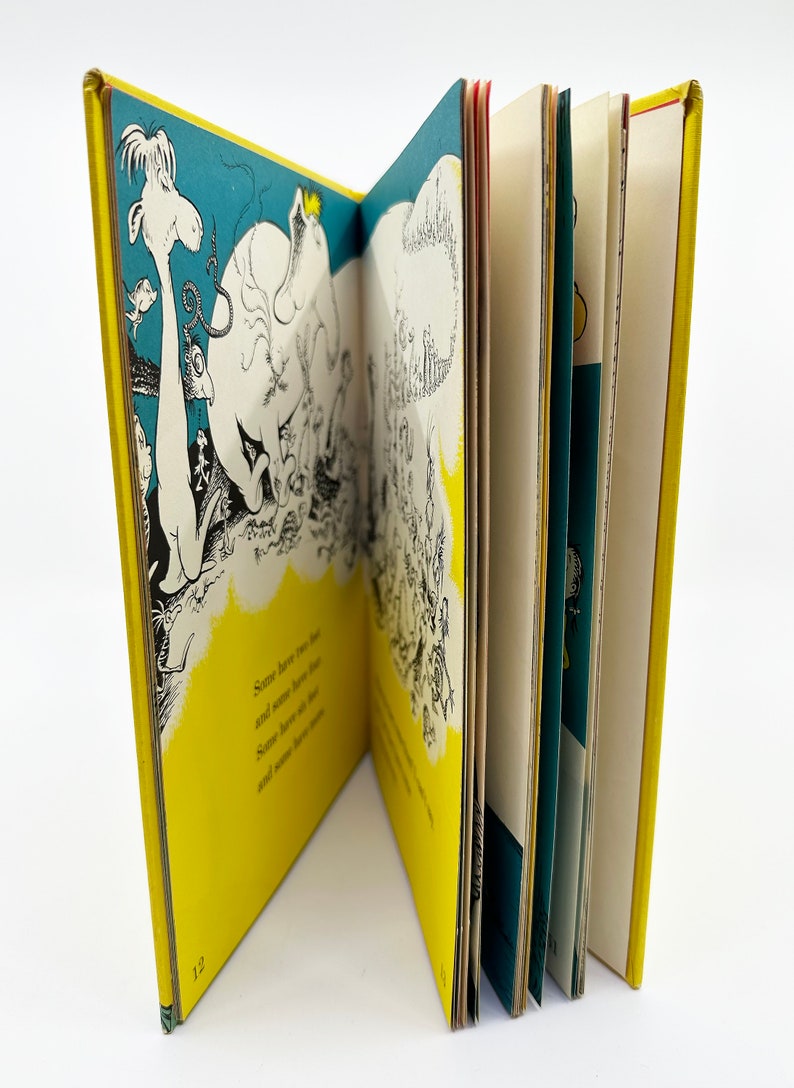 Vintage Children's Book one Fish, Two Fish, Red Fish, Blue Fish by Dr ...