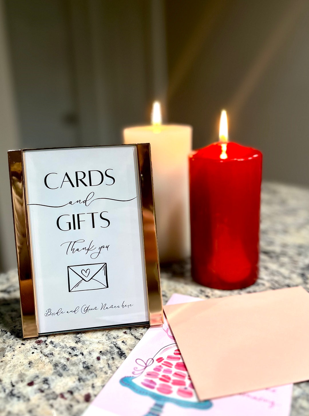 Personalized, Printable Gift Table Sign. PNG FILE Only - Etsy