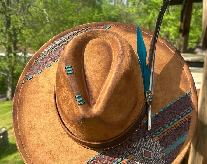 Womens Southwestern Cowboy Concert Hat for Cowgirl Hat Country Gift - Etsy