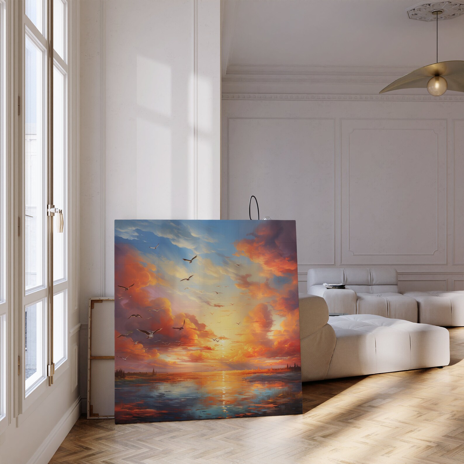 Imaginary Arte "sunset", Modern Art, Nature Art, AI Art, Digital ...