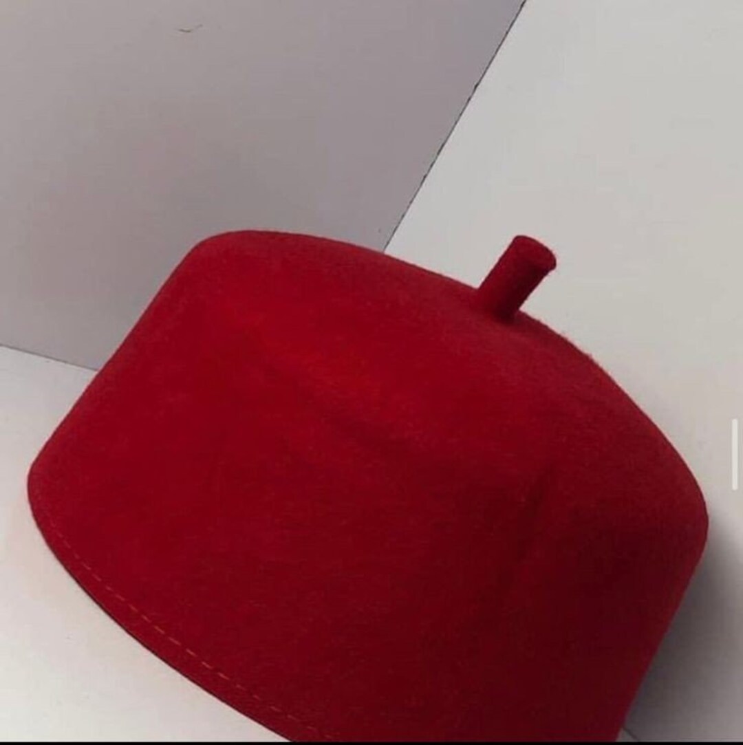 Red Igbo Beaded Cap. Chief Cap for Men. Nigerian Wedding Hat - Etsy
