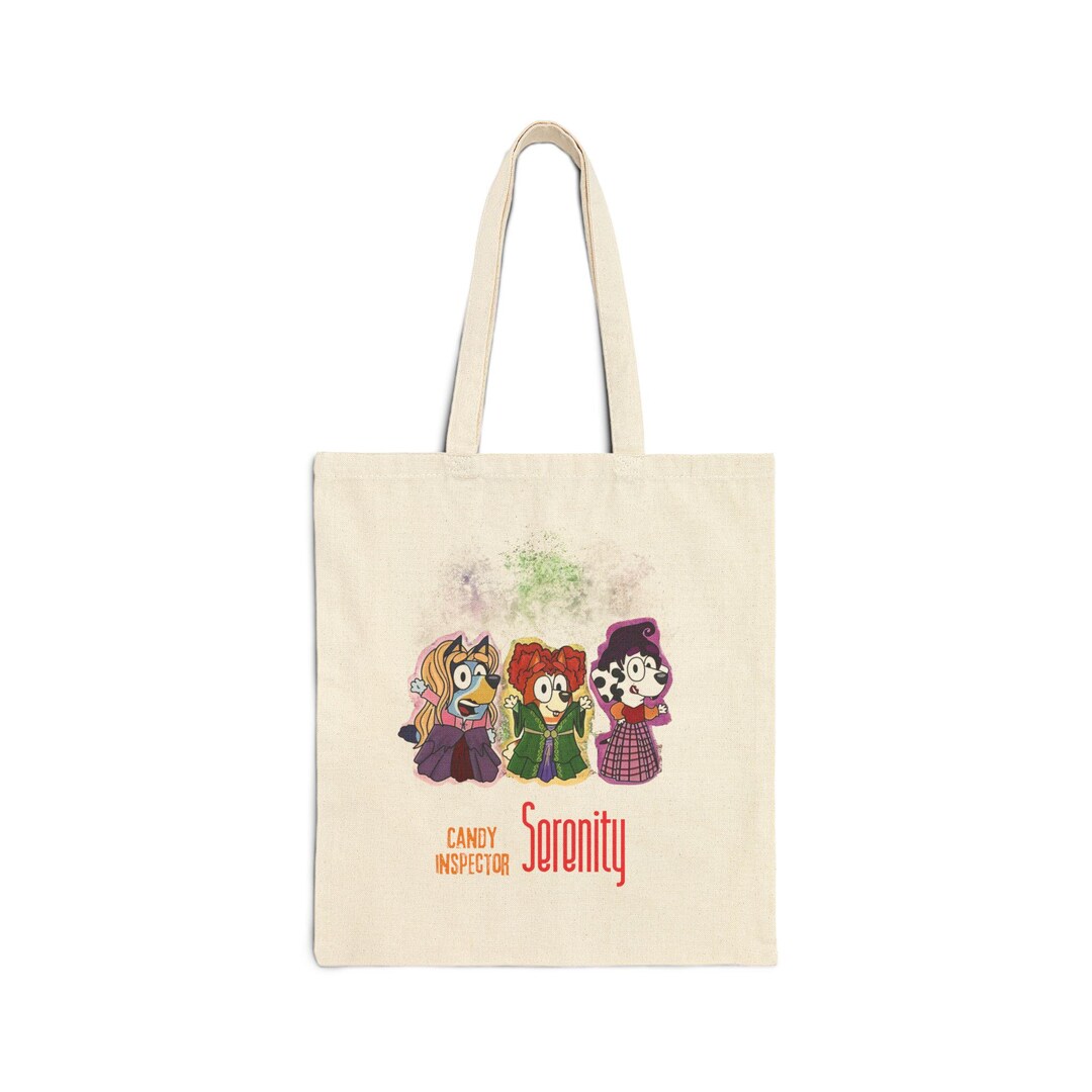 Candy Inspector Bluey Canvas Tote Bag Unisex - Etsy